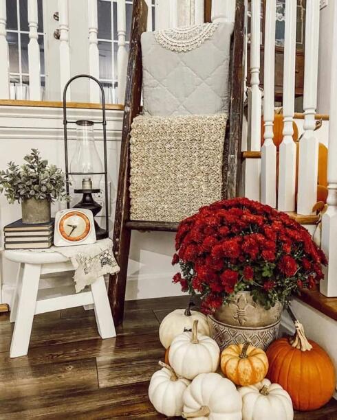 36 Farmhouse Ladder Decor Ideas to Take Your Home to New Heights