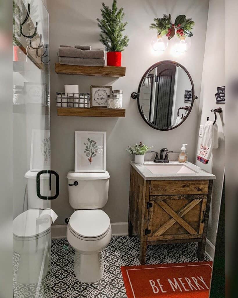 41 Farmhouse Vanity Designs to Elevate your Bathroom Experience