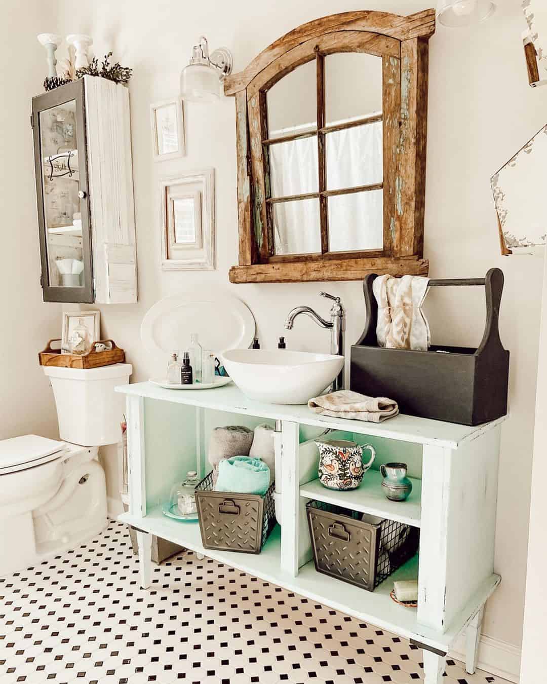 41 Farmhouse Vanity Designs to Elevate your Bathroom Experience