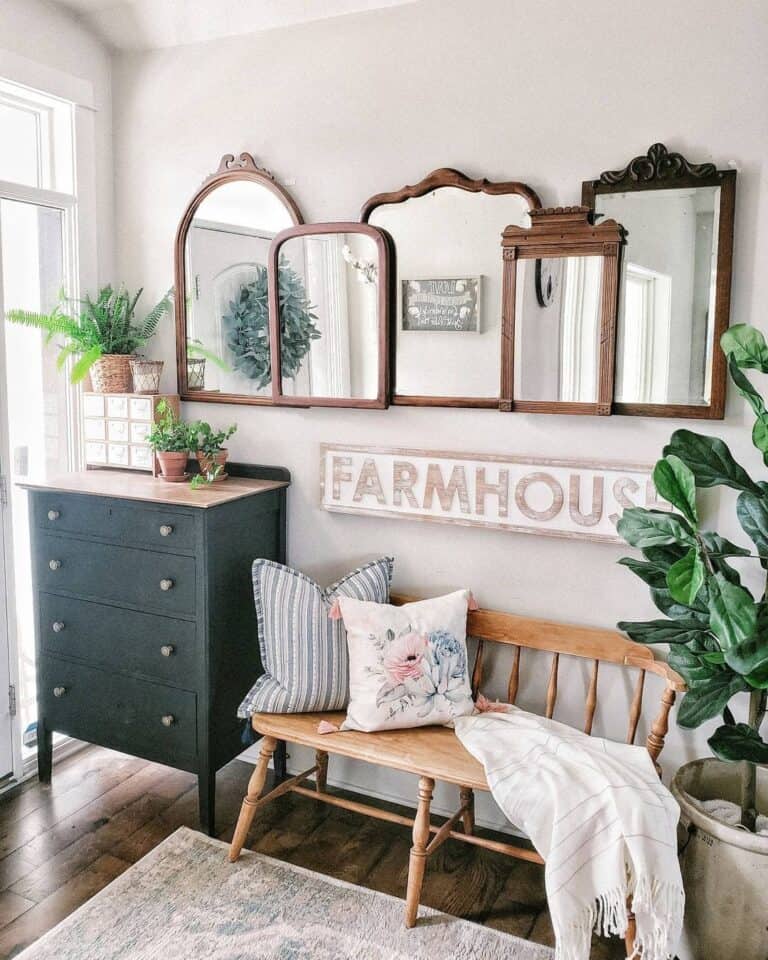 41 Farmhouse Benches to Beautify Your Home