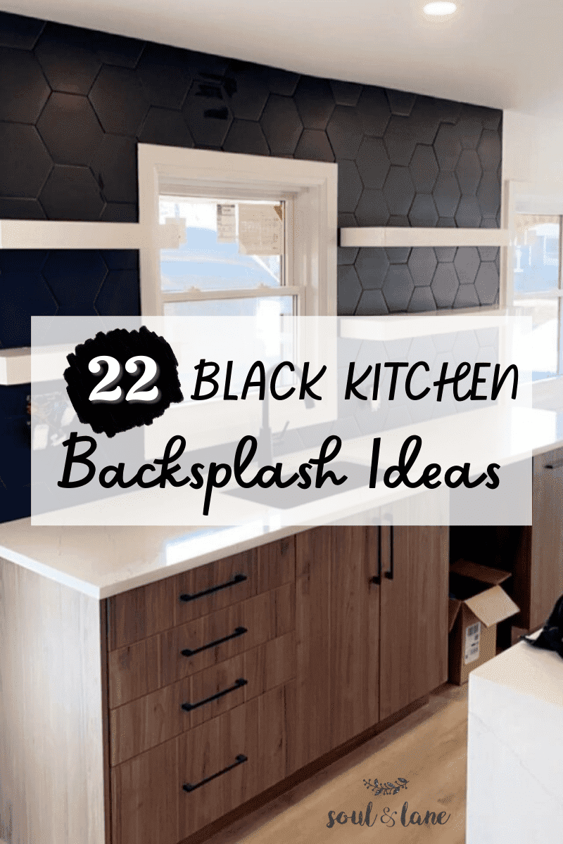 22 Black Kitchen Backsplash Ideas That Add Depth and Drama