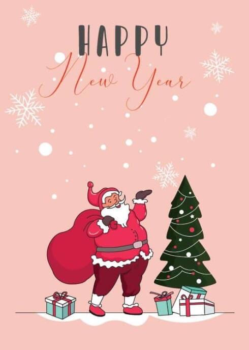 26 Free Printable Christmas and New Year Cards - Soul & Lane