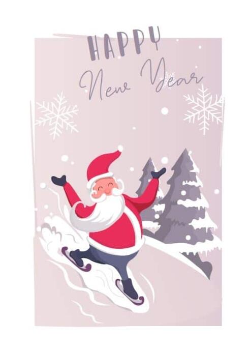 26 Free Printable Christmas and New Year Cards - Soul & Lane