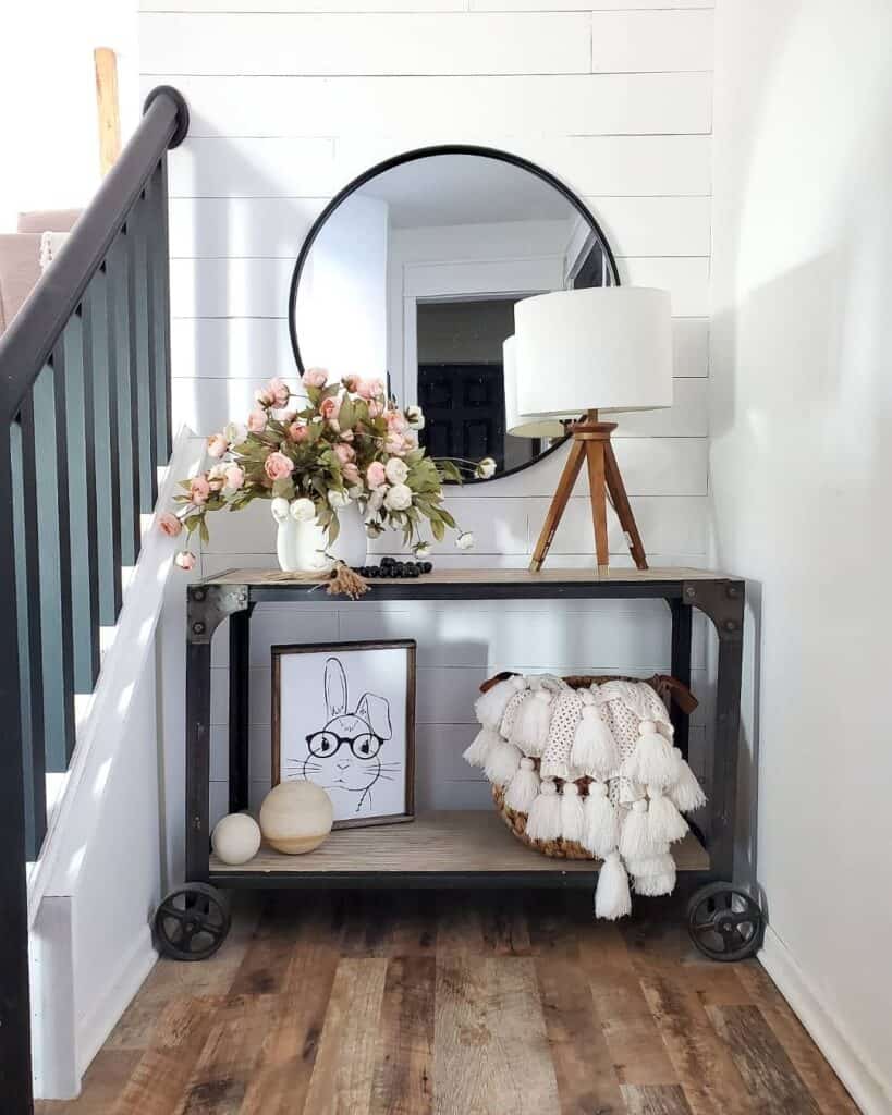 18 Under Stairs Console Table Ideas to Beautify this Tricky Space
