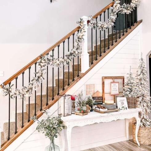 18 Under Stairs Console Table Ideas to Beautify this Tricky Space