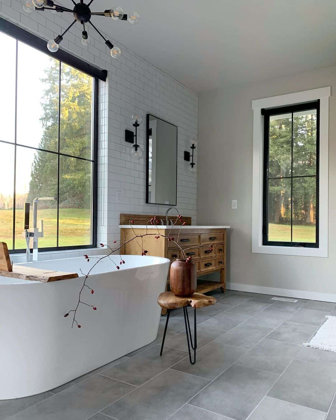 26 Bathtub in Front of Window Ideas That Look Dreamy