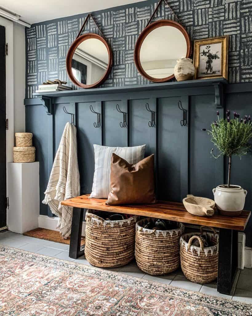 51 Farmhouse Entryway Bench Ideas to Delight Your Guests