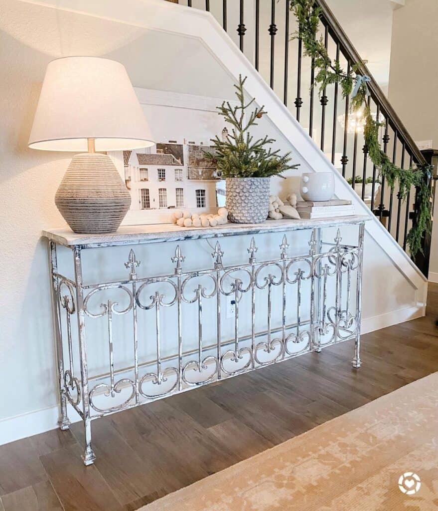18 Under Stairs Console Table Ideas to Beautify this Tricky Space