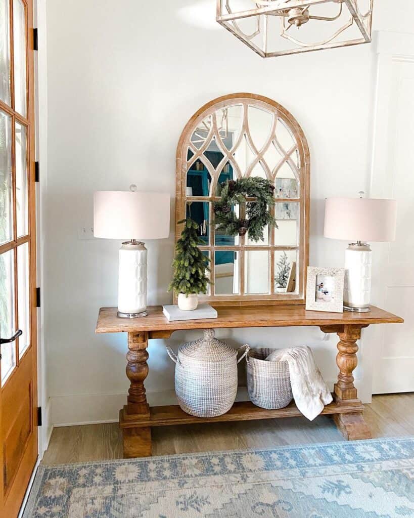 30 Ways to Style an Entryway Console Table