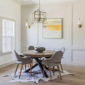 27 Rugs Under Round Tables to Add a Wow Factor in your Dining Room