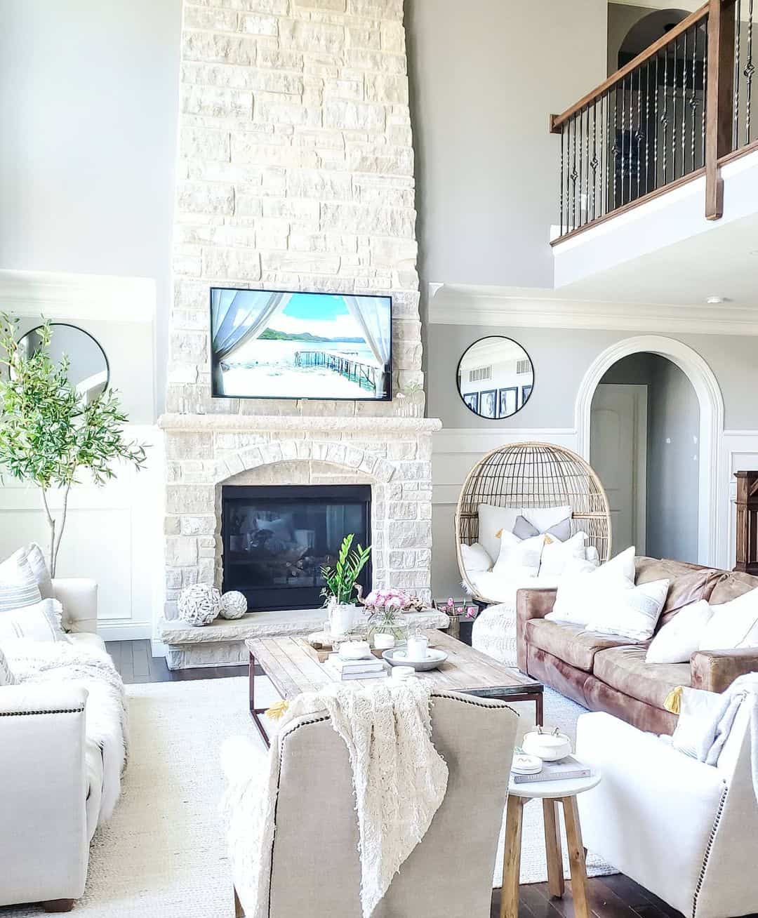 23 Remarkable Two-Story Fireplace Ideas to Transform Your Living Space