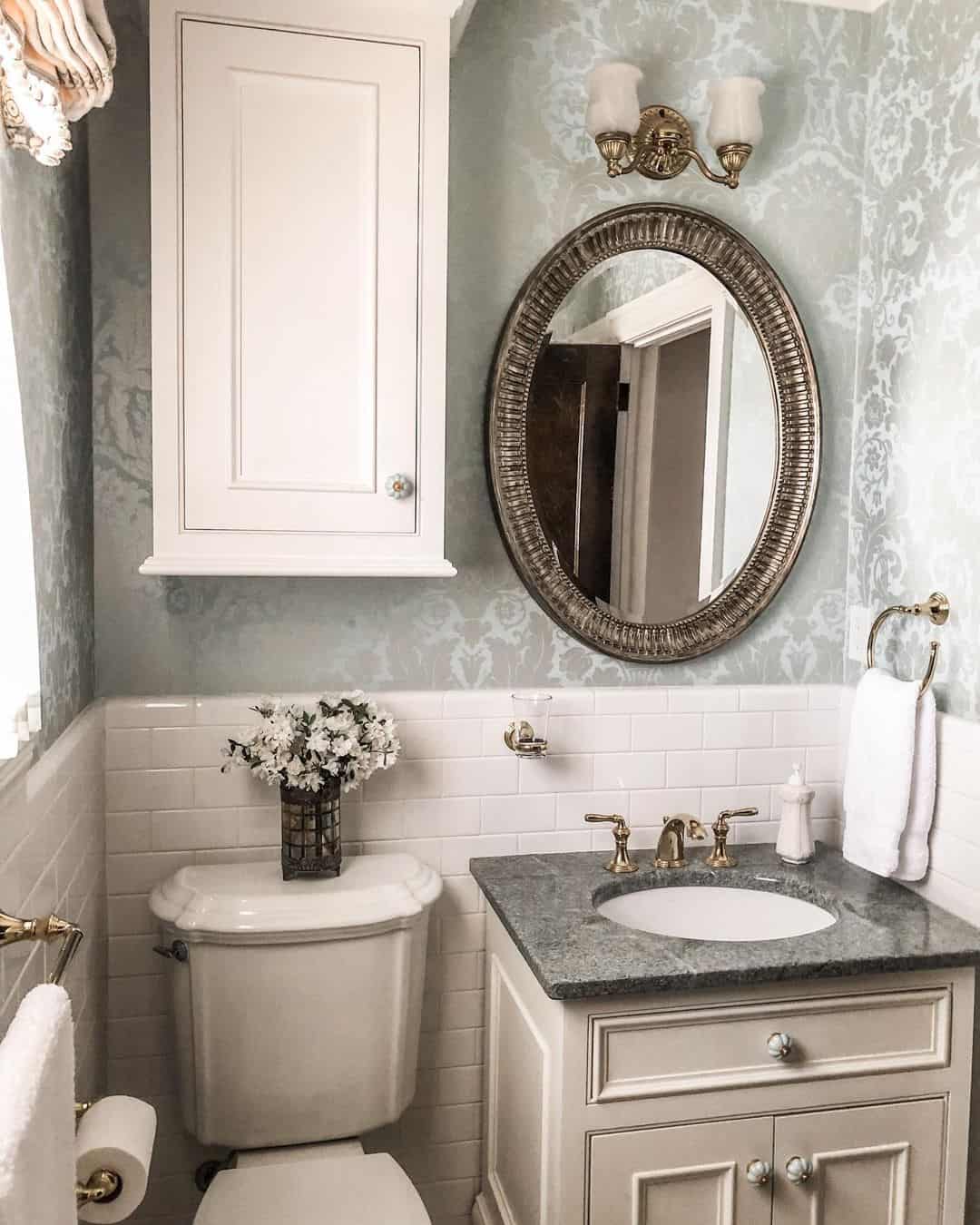 30 Grey Modern Farmhouse Bathrooms That Bring All the Charm
