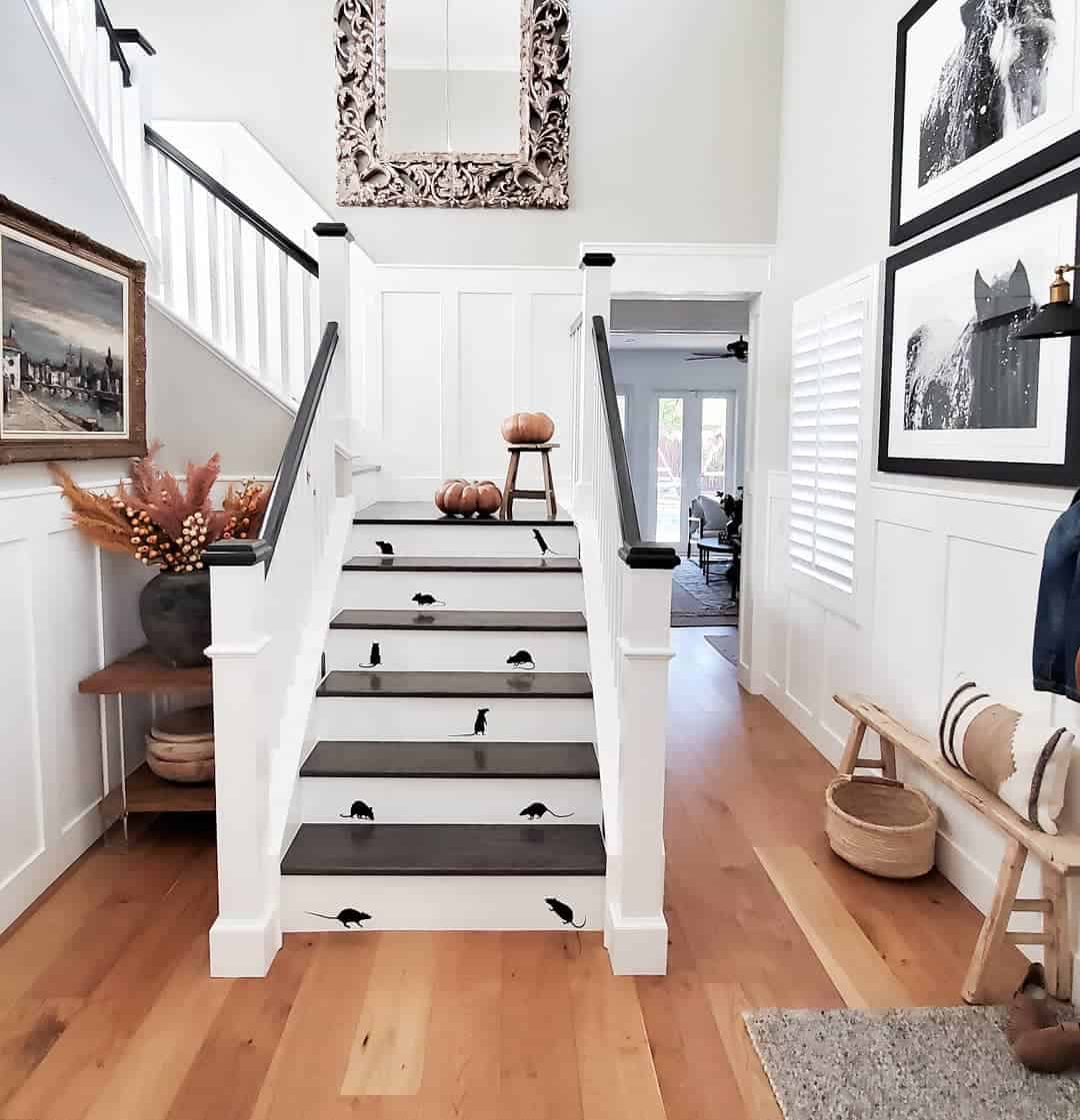 29 Refreshing Stair Riser Ideas We Can’t Get Enough of