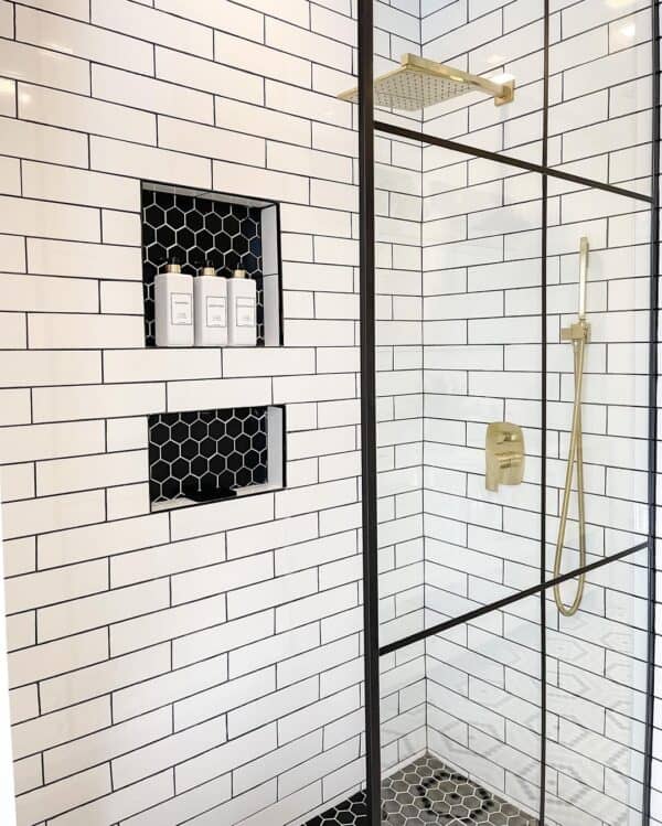 27 Shower Niche Trim Ideas to Finish Off Your Shower