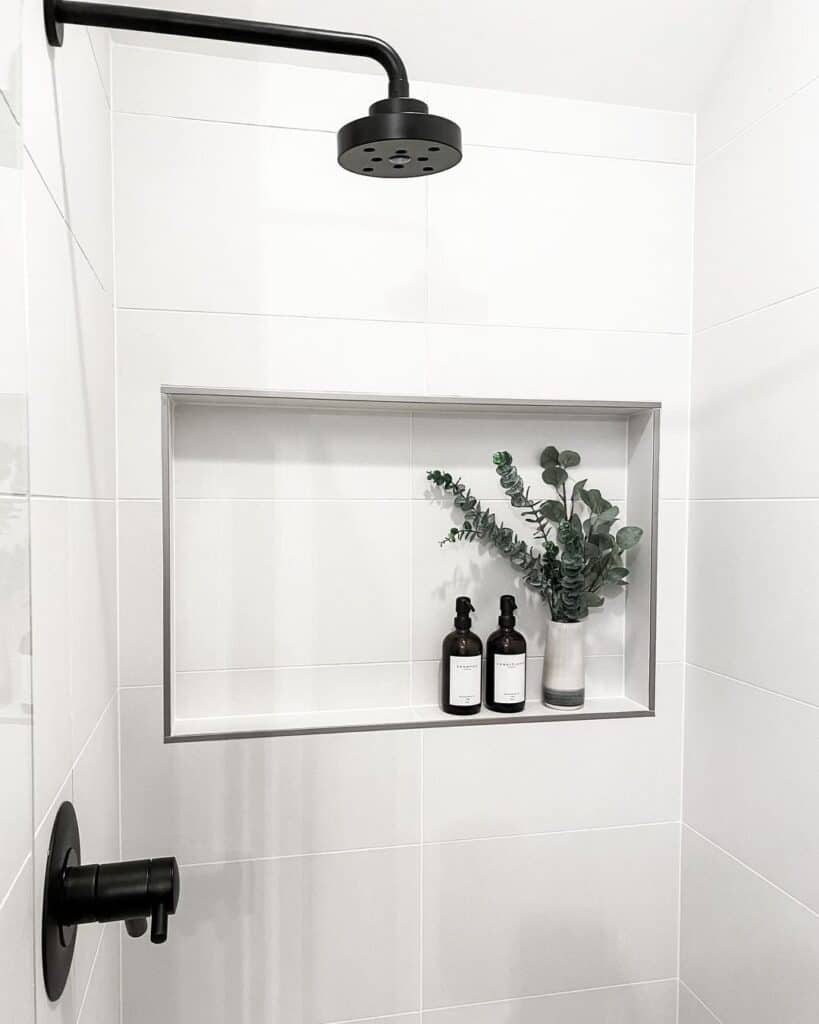 27 Shower Niche Trim Ideas to Finish Off Your Shower