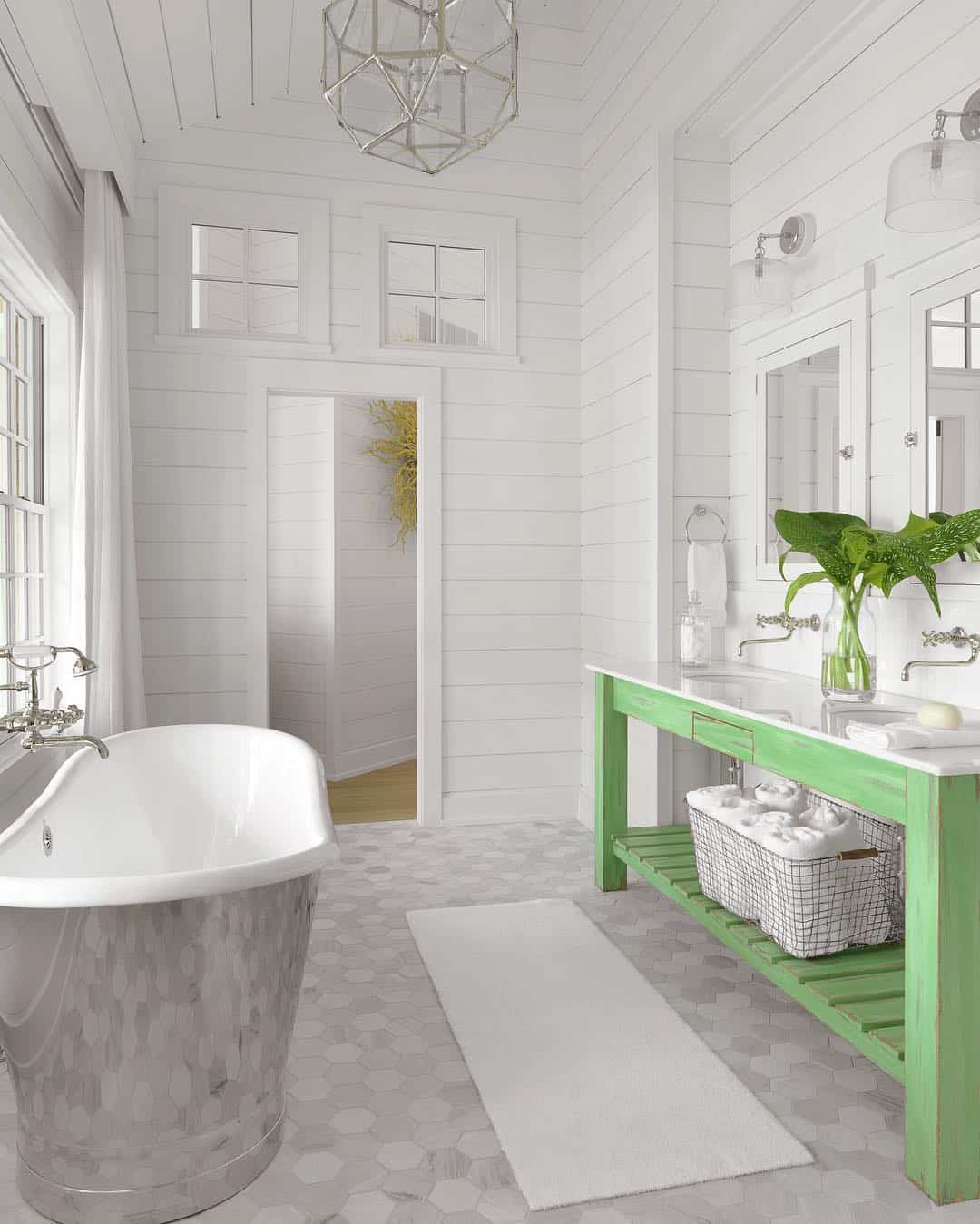 30 Grey Modern Farmhouse Bathrooms That Bring All the Charm