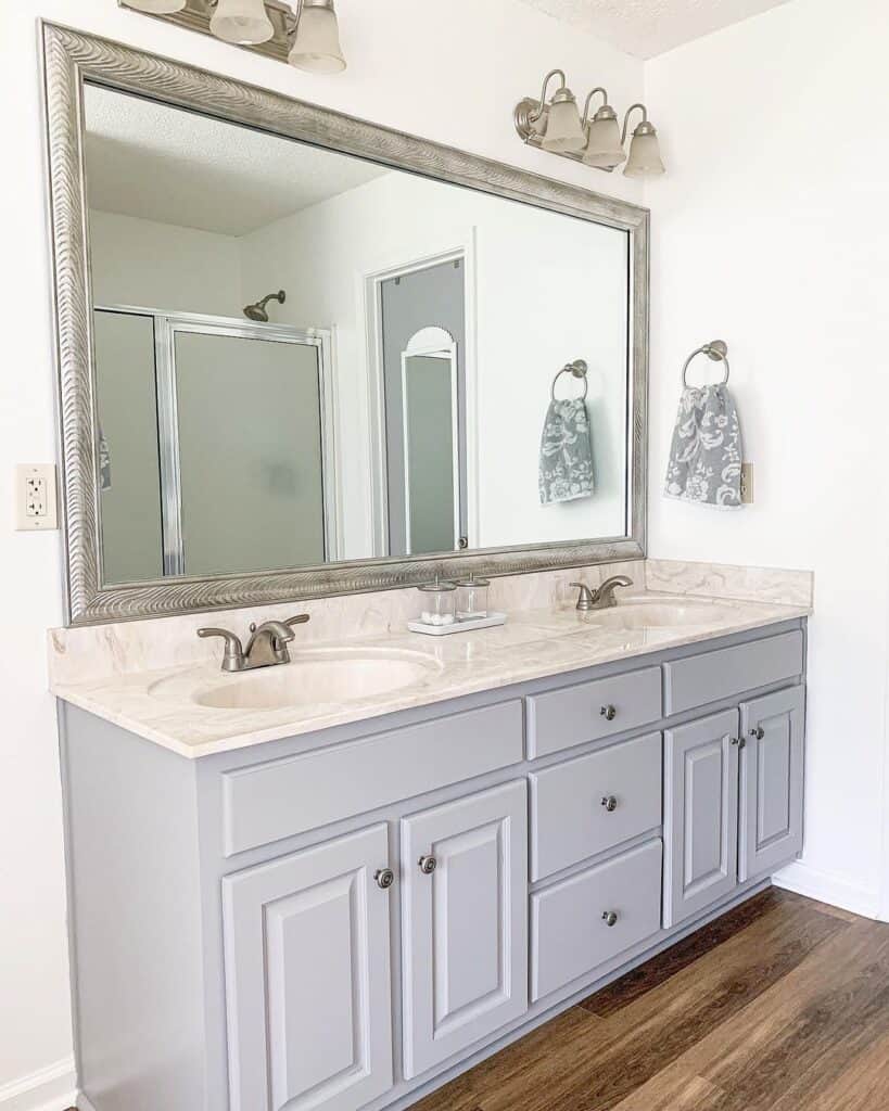 29 Blue Grey Bathroom Vanity Ideas for an Extra Charm