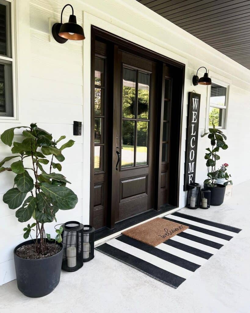 33 Beautiful Ideas for a Stunning Front Door with Sidelights
