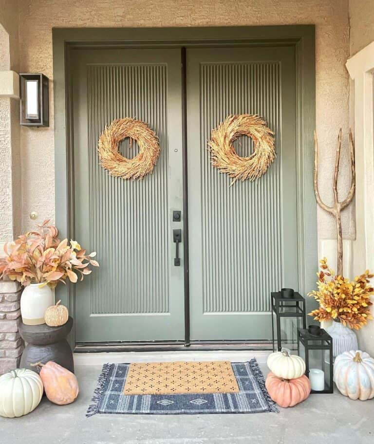 Farmhouse Exterior Front Double Doors