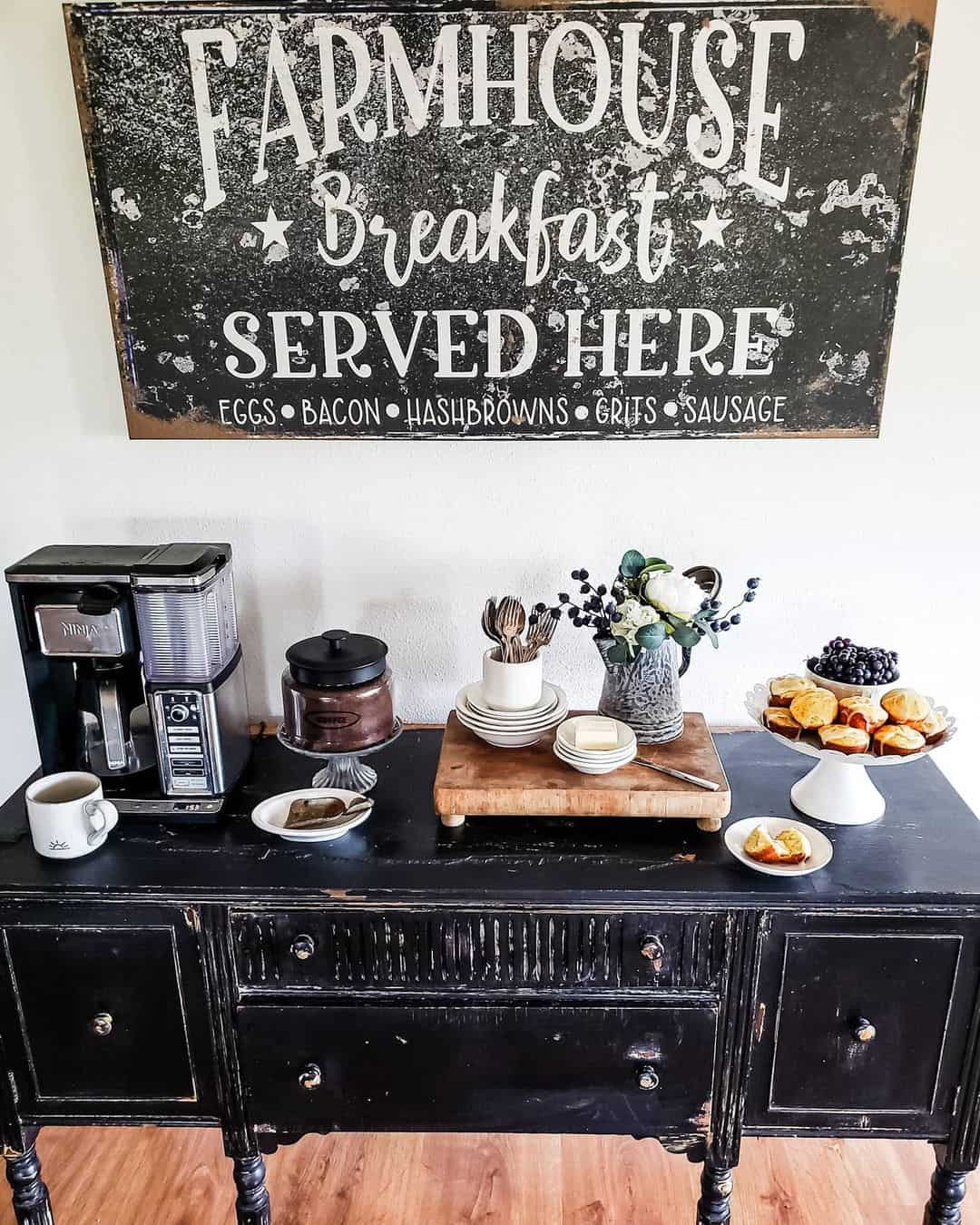 28 Farmhouse Black Sideboard Buffet Ideas For Every Budget