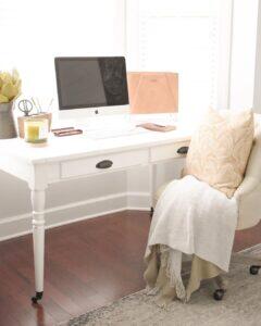 35 Sensational White Desk With Drawers for Your Home Office