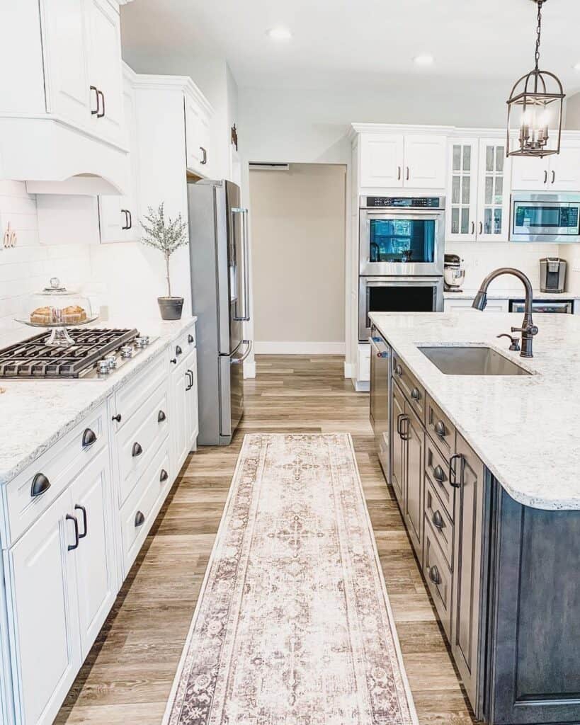 34 Sensational Kitchen Runner Rugs for a Dramatic Statement