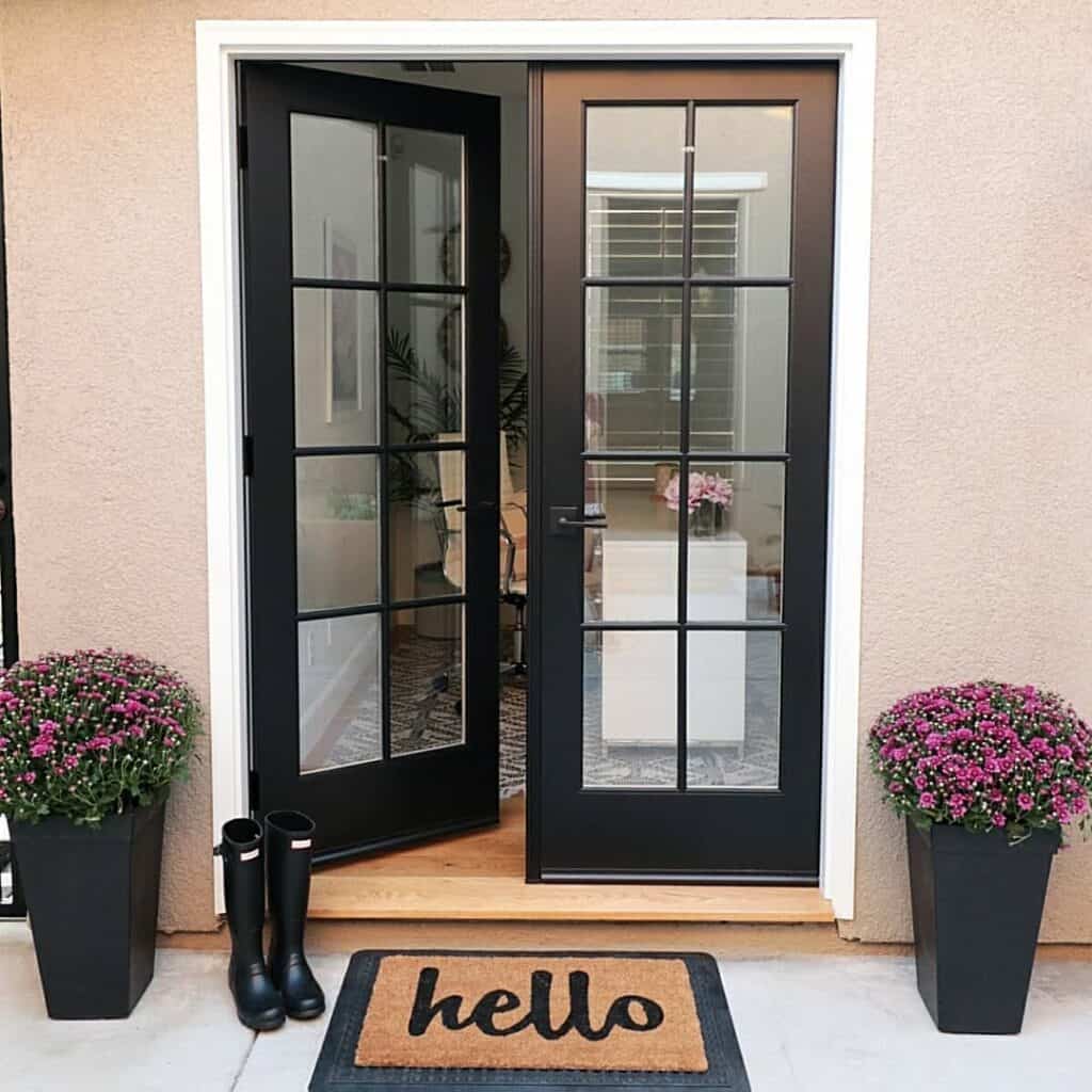 17 Black Double Front Doors Ideas for a Timeless Look