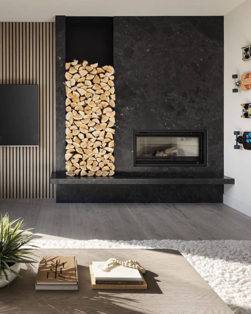 30 Black Fireplace Ideas & Designs to Inspire