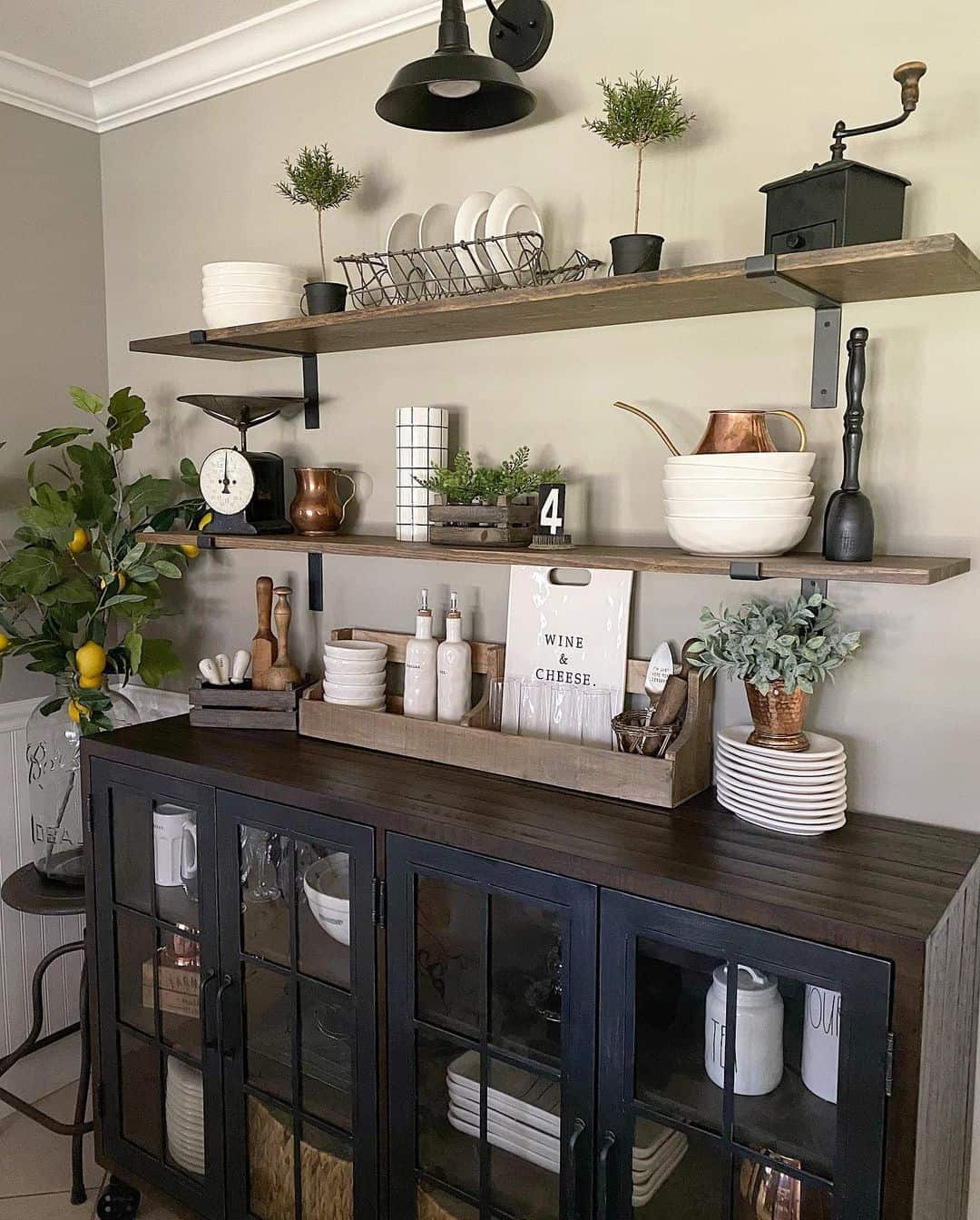 28 Farmhouse Black Sideboard Buffet Ideas For Every Budget