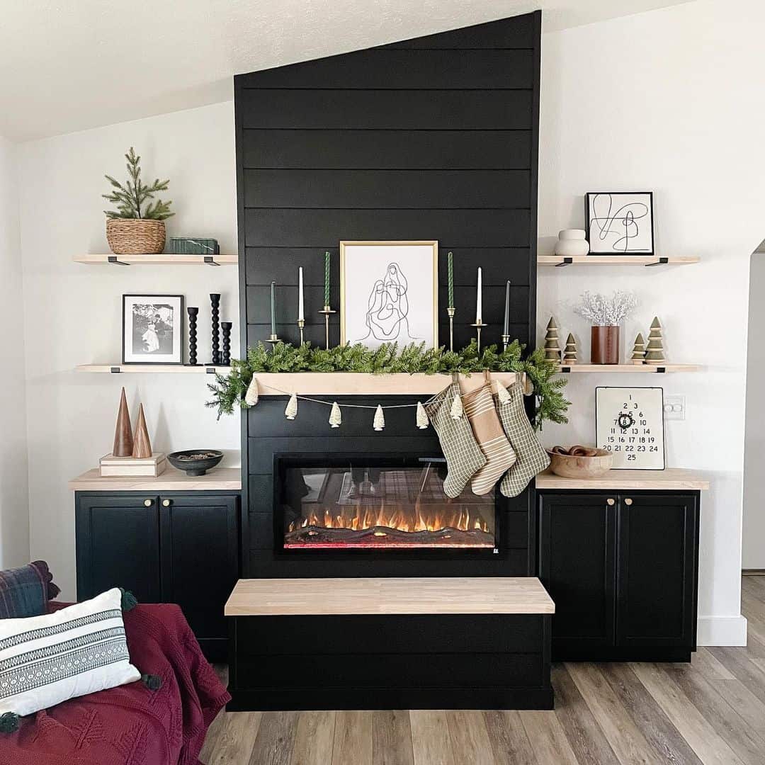 30 Black Fireplace Ideas & Designs to Inspire
