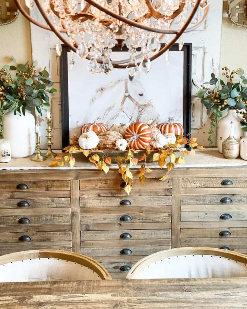 28 Stylish Wood Sideboard Decor That Will Enhance Your Home