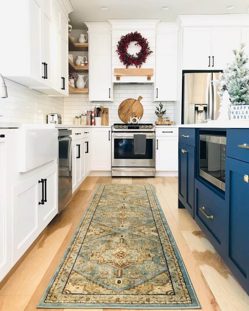 23 Farmhouse Blue Kitchen Cabinets for a Timeless Kitchen