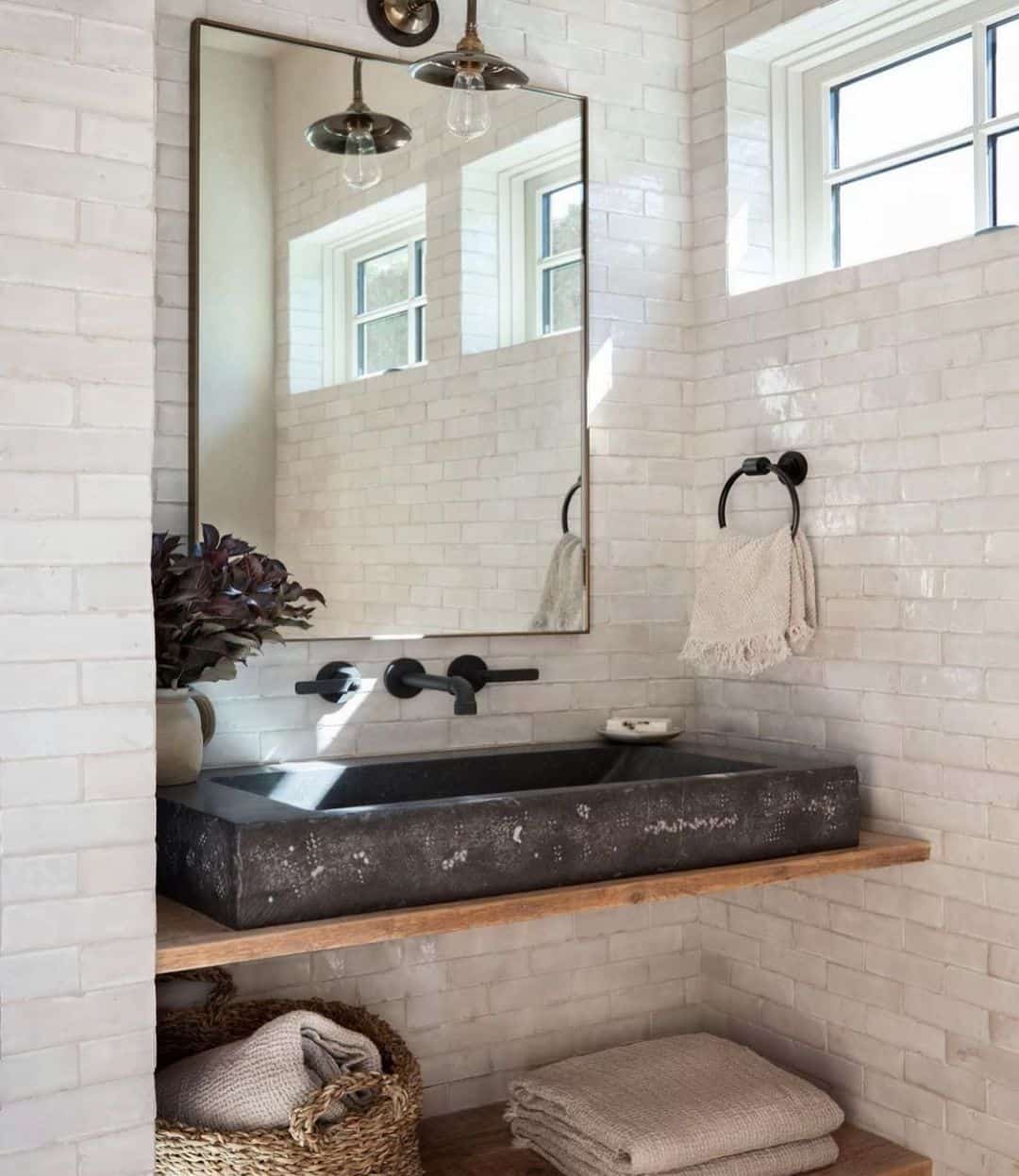 24 Gray Subway Tile Backsplash Features for Your Home