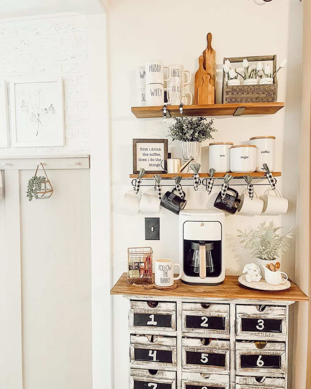 23 Fabulous Corner Coffee Bar Ideas to Wake You Up