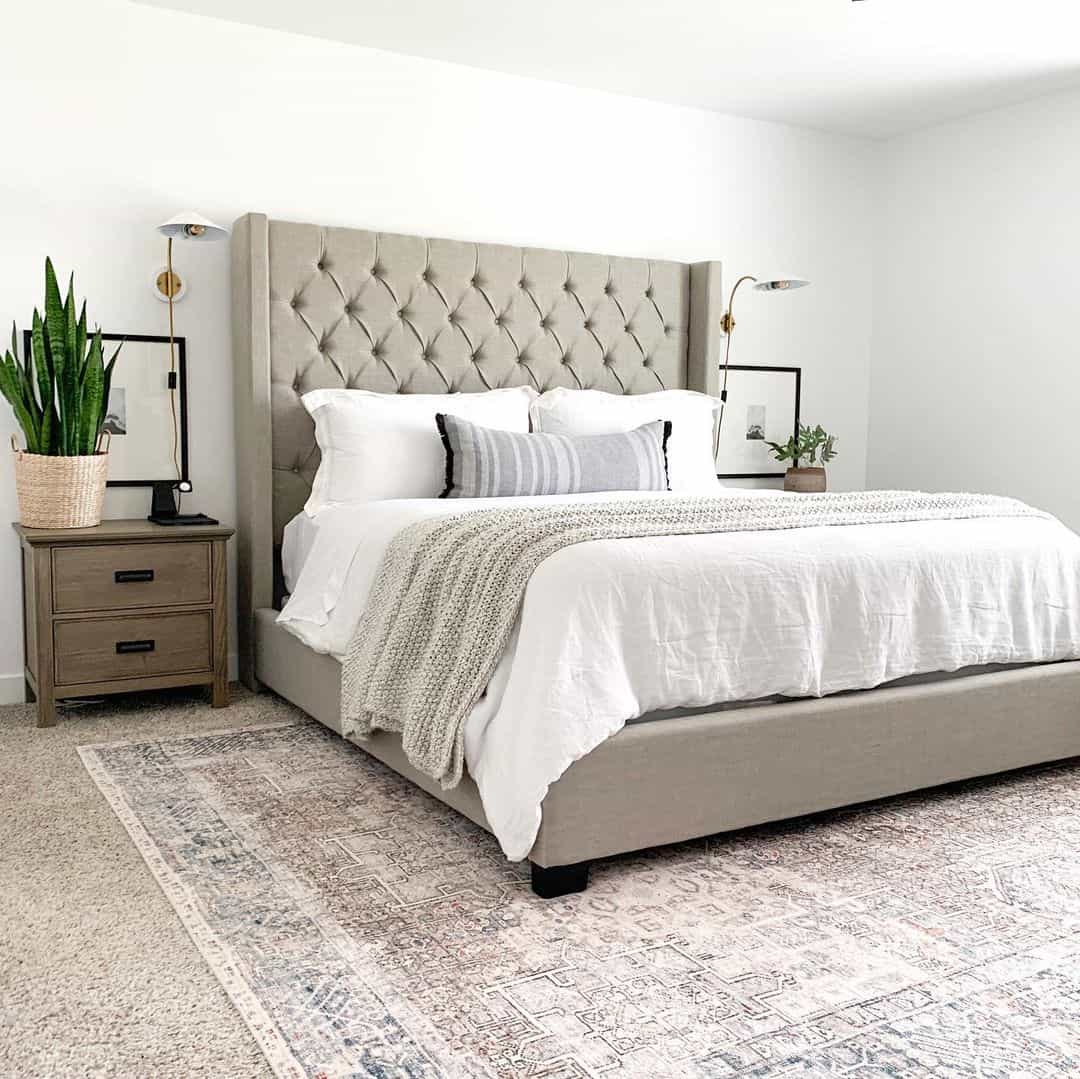 35 Impressive Rug Under Bed Ideas to Transform a Bedroom