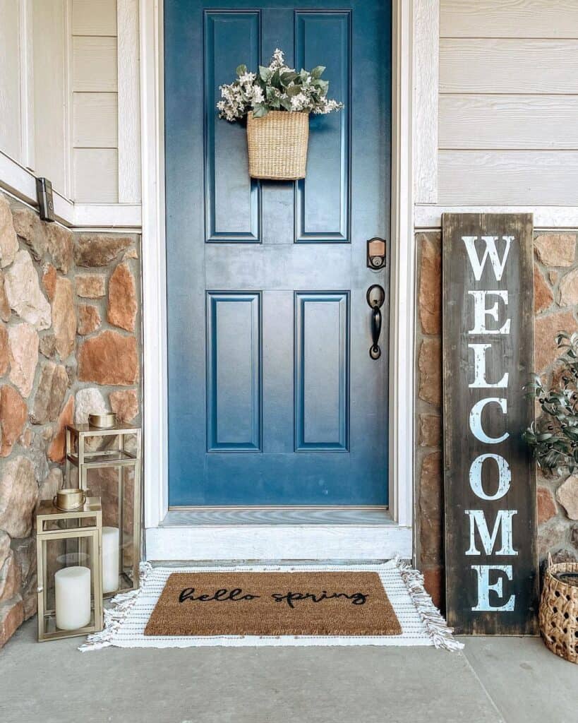 32 Inspiring Blue Front Door Ideas to Revive Your Home Exterior