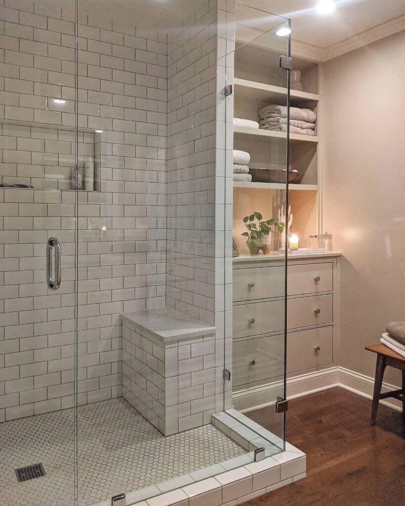 34 Luxurious Corner Shower Ideas to Install in Your Bathroom