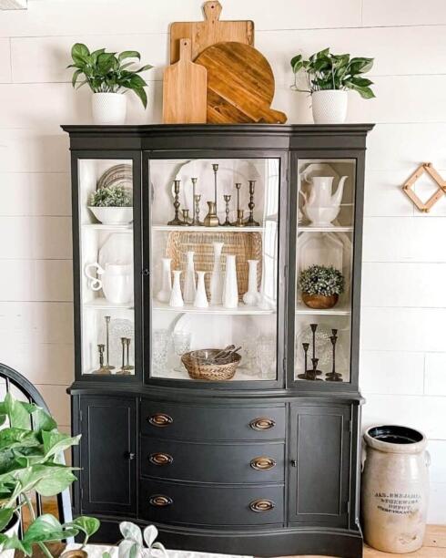 27 Beautiful Black China Cabinet Ideas to Grace Your Home