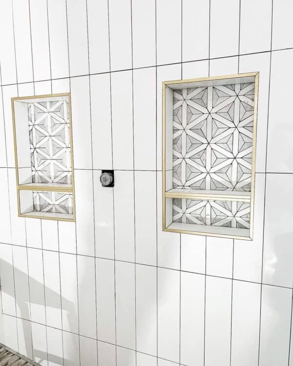 27 Shower Niche Trim Ideas to Finish Off Your Shower