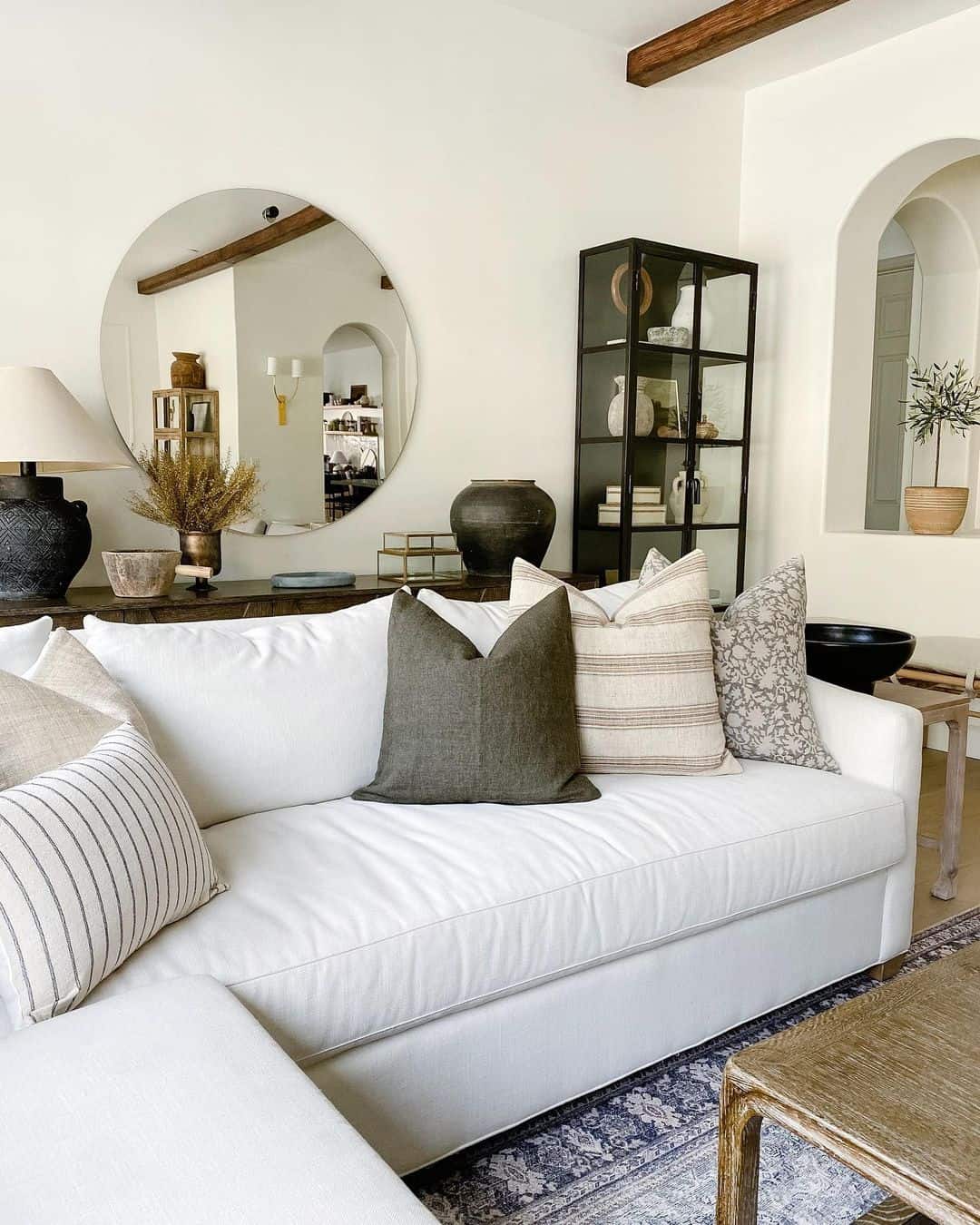 33 Mirror Above Couch Ideas That Will Add an Instant Depth