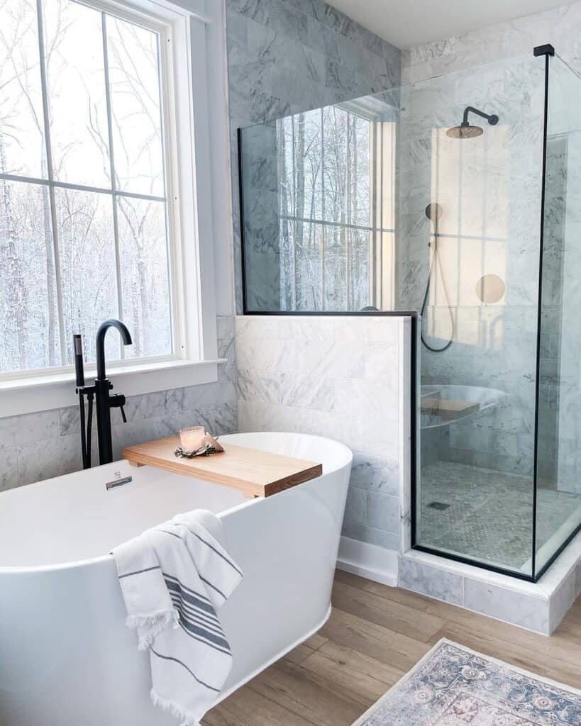 34 Luxurious Corner Shower Ideas to Install in Your Bathroom