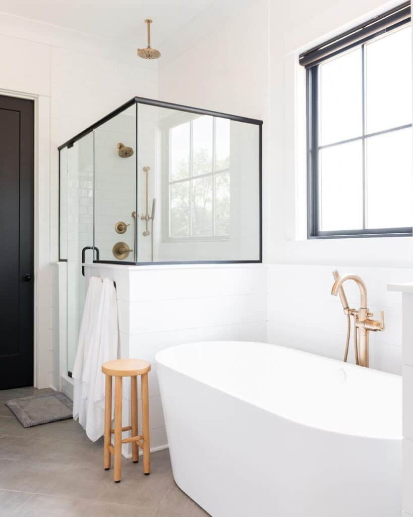 34 Luxurious Corner Shower Ideas to Install in Your Bathroom