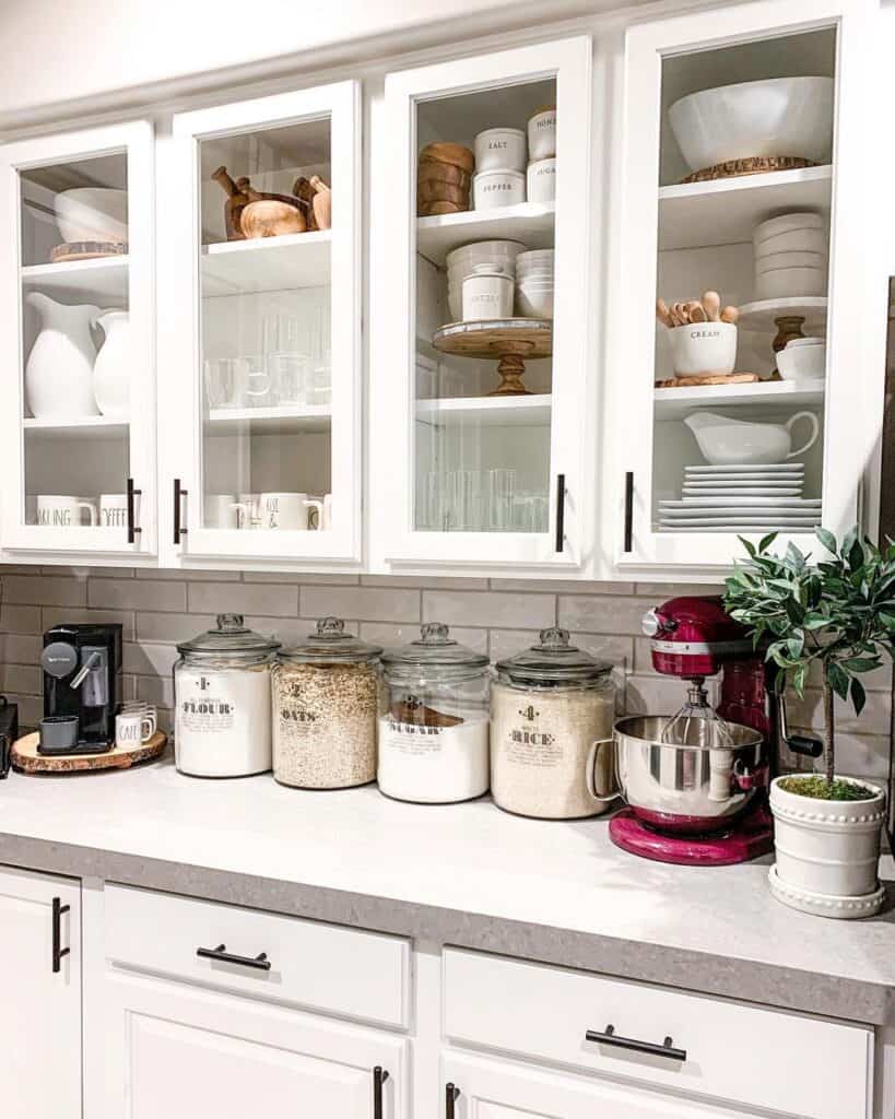 32 Ideas for Upper Kitchen Cabinets with Glass Doors that Impress