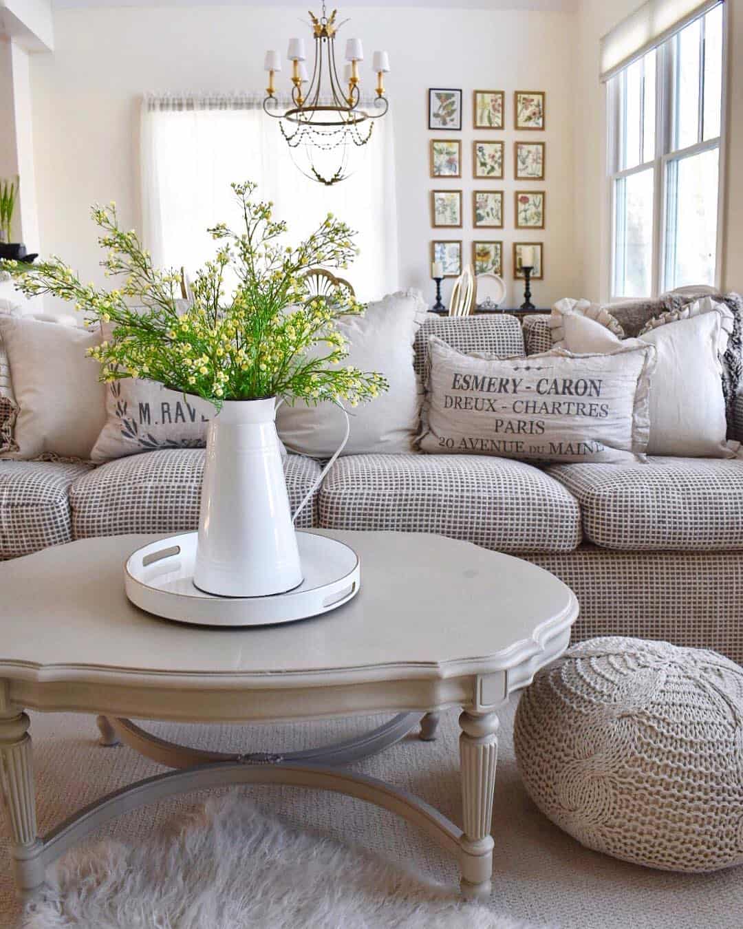 31 Standout Living Room Poufs That Will Complete Your House