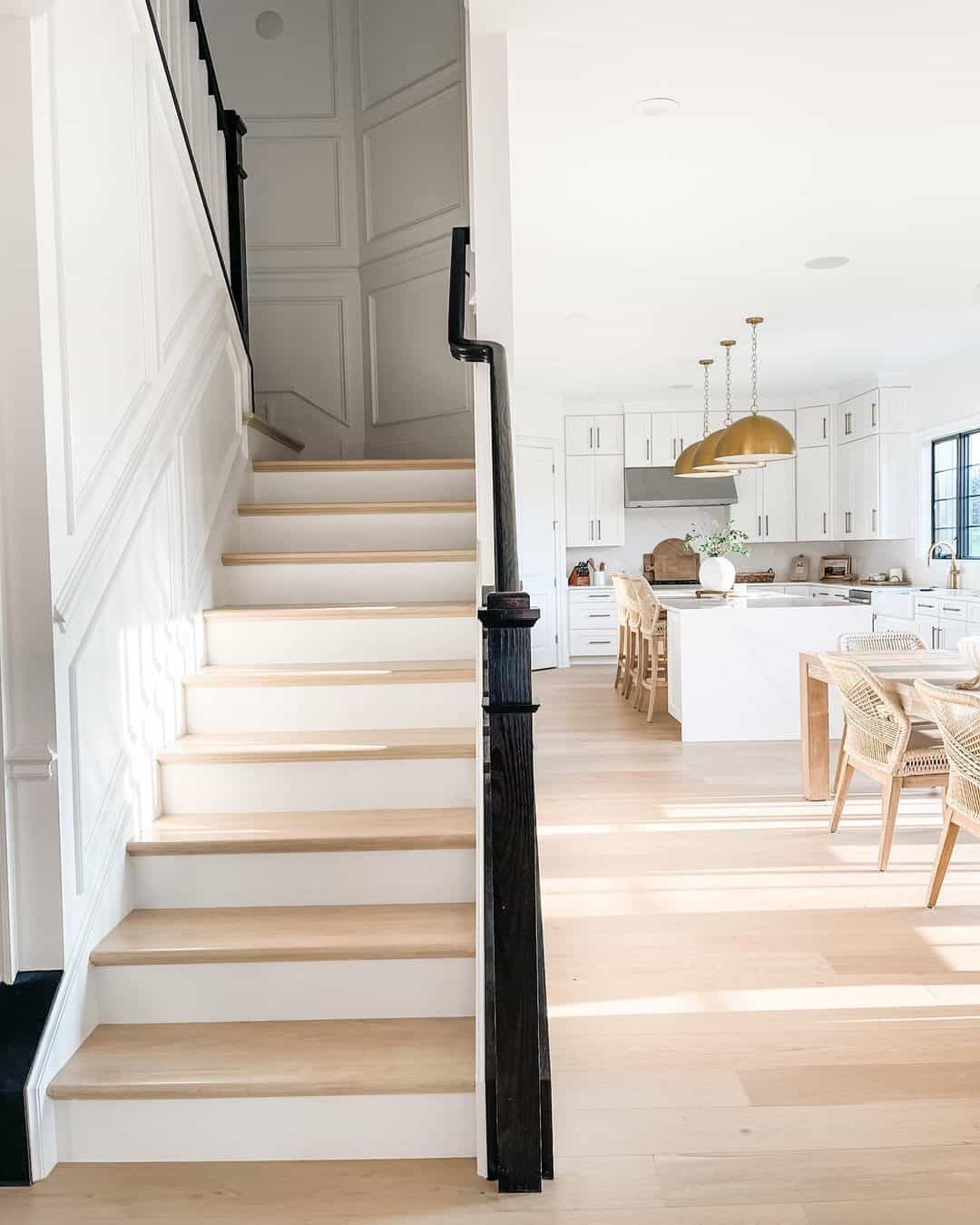 29 Wainscoting Stairs that Turn Up the Drama