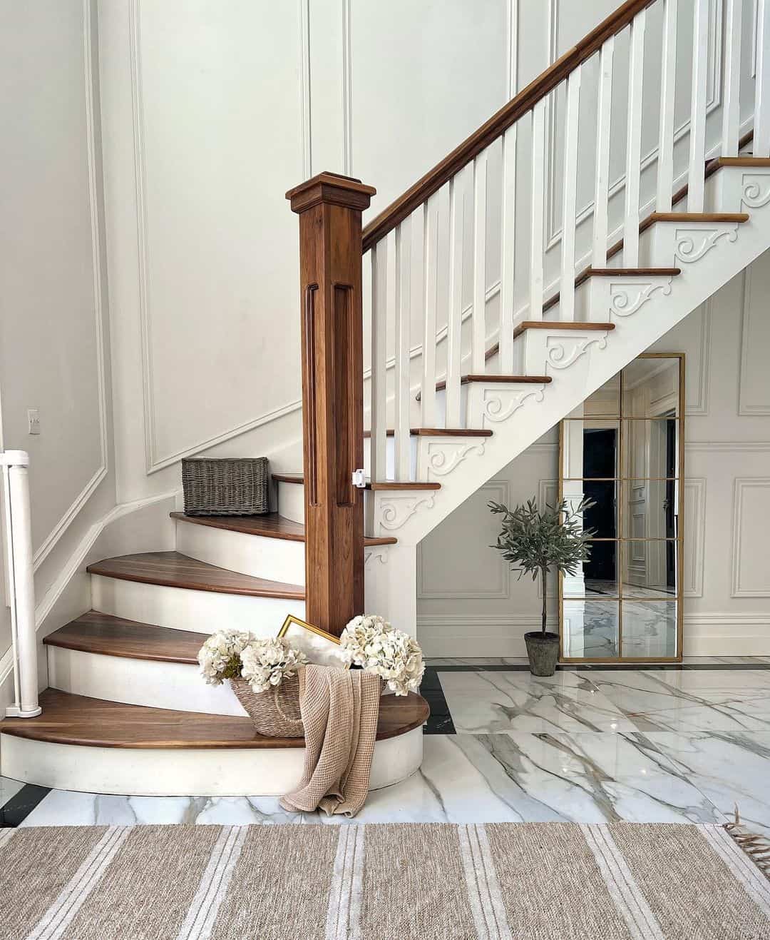 29 Wainscoting Stairs that Turn Up the Drama