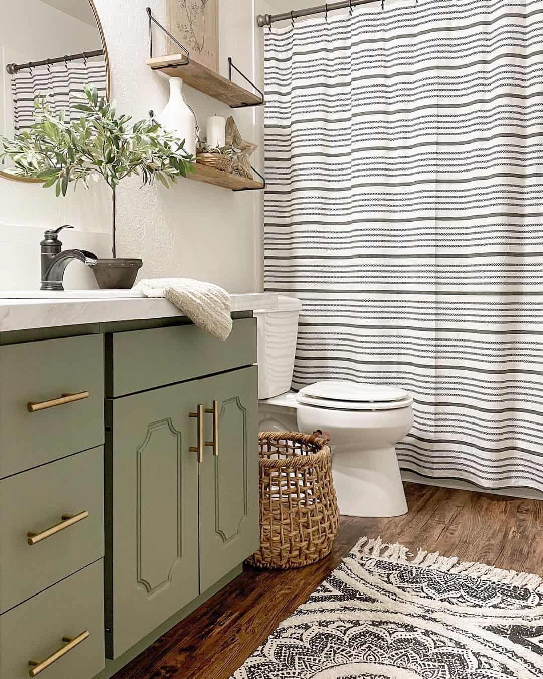 18 Green Bathroom Vanity Ideas for an Idyllic Look