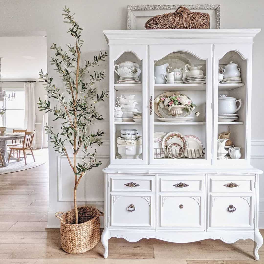 29 White Hutch Buffets to Display Your Favorite China
