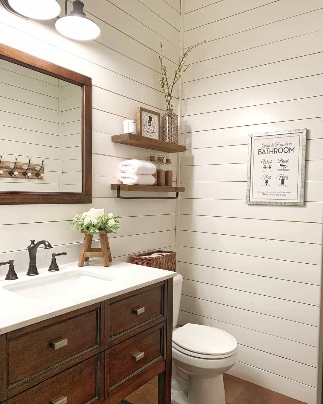 24 Bathroom Towel Shelf Ideas for Extra Storage