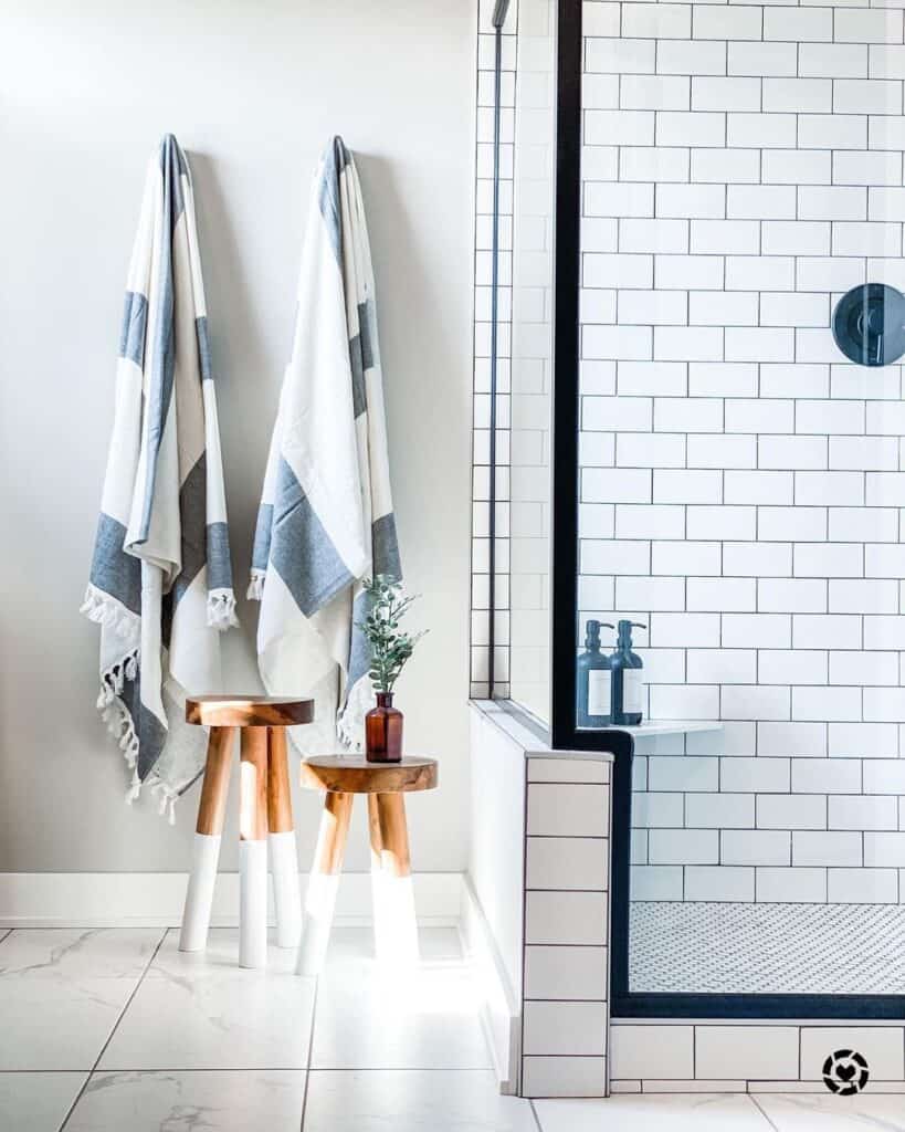 34 Bathroom Stool Ideas to Create a Spa-like Space